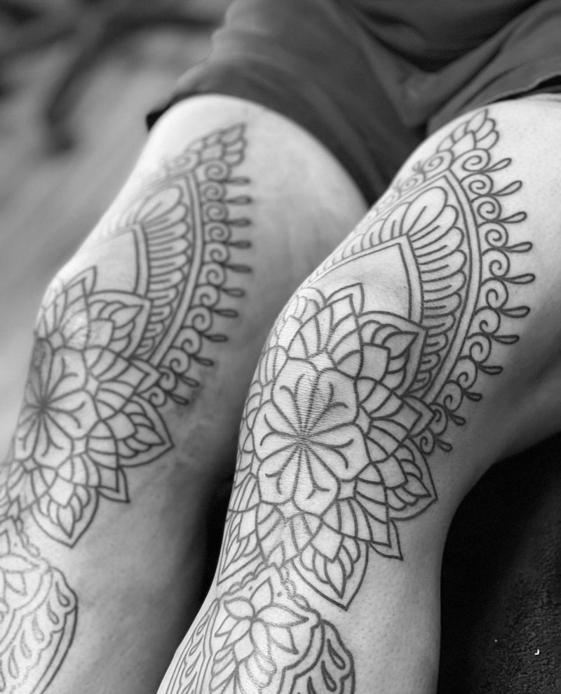 Red Lotus | Tattoos by Brenton Hawkins Mackay QLD