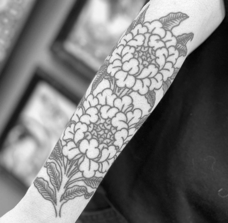 Red Lotus | Tattoos by Brenton Hawkins Mackay QLD