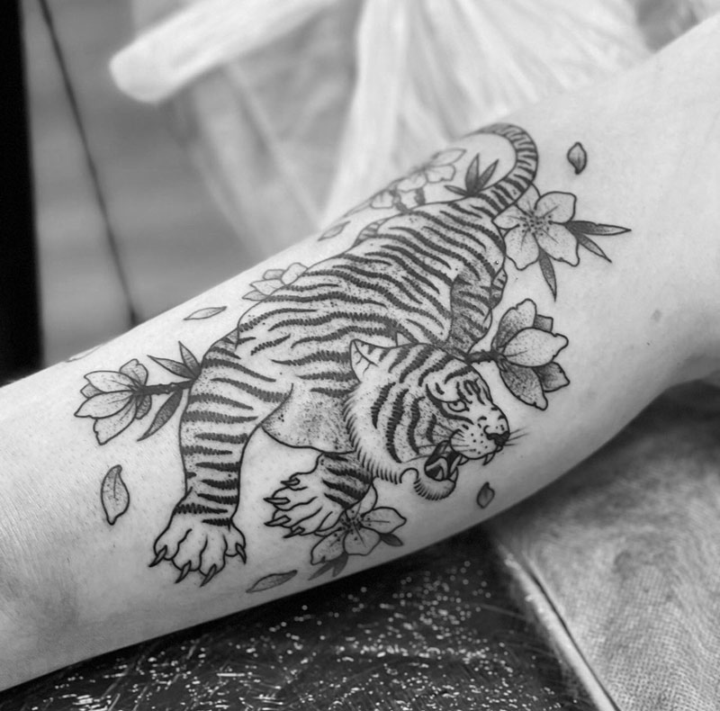 Red Lotus | Tattoos by Brenton Hawkins Mackay QLD