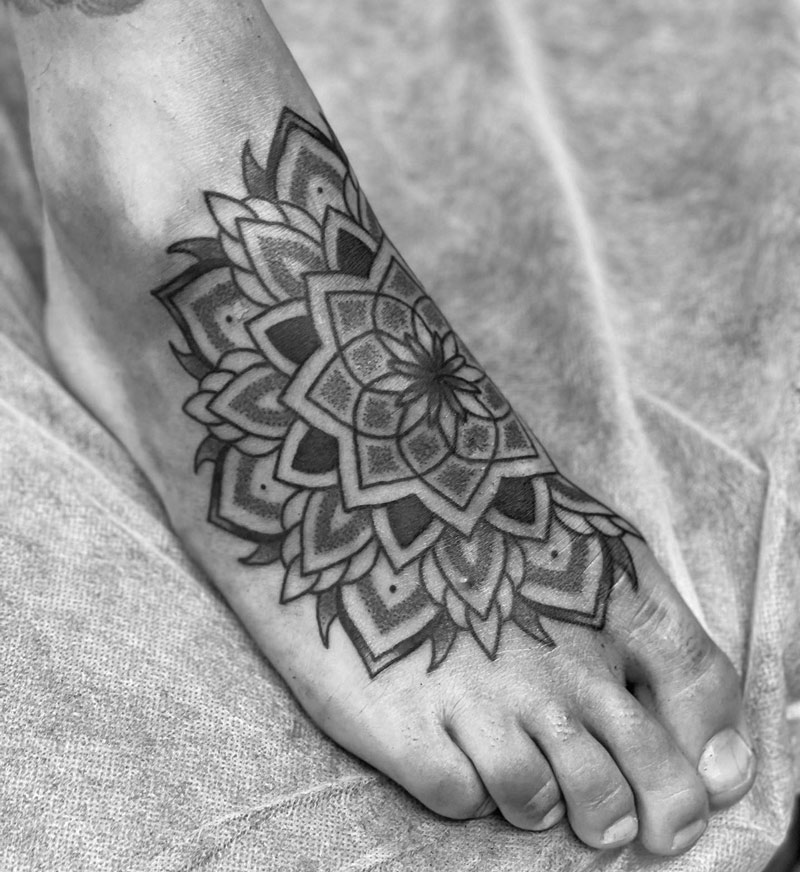 Red Lotus | Tattoos by Brenton Hawkins Mackay QLD